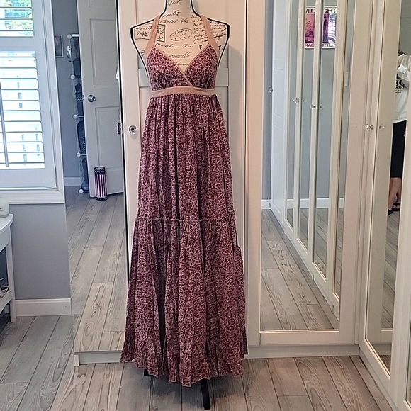 Moda International | Dresses | Maxi Halter Dress | Poshmark